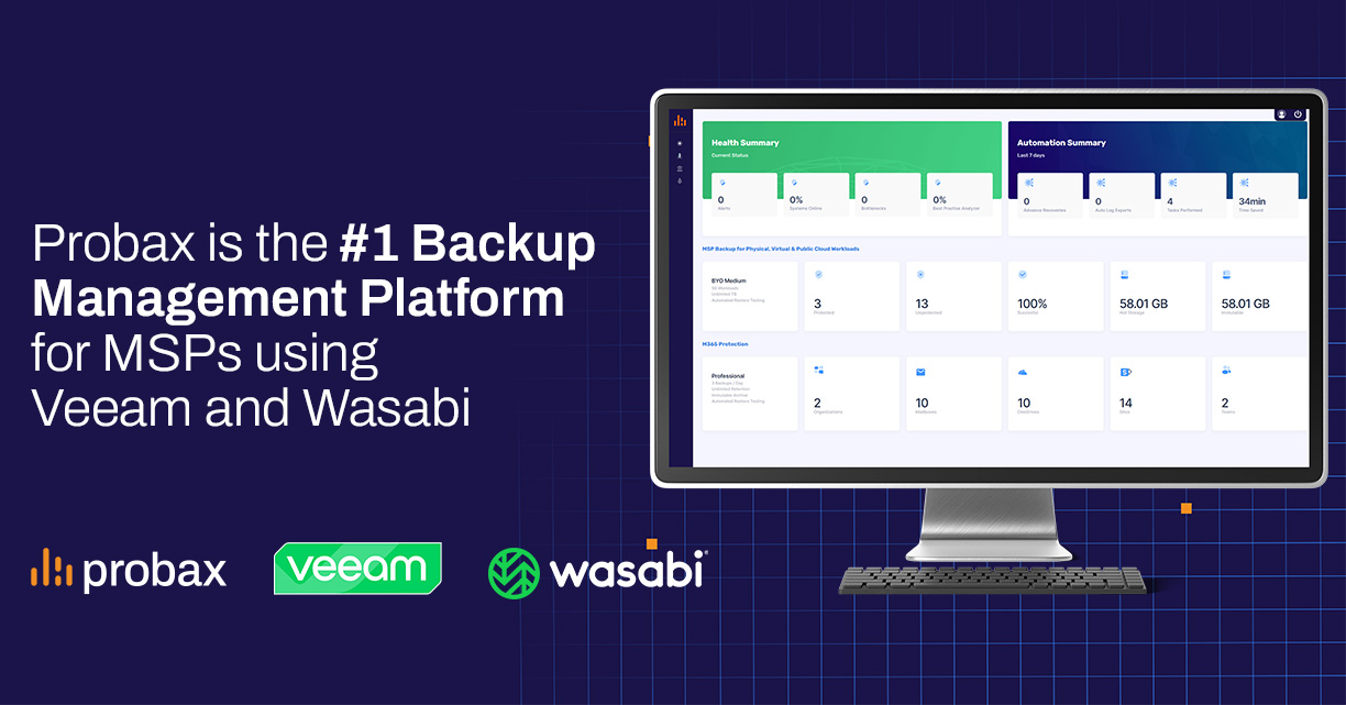 Probax Launches MSP Backup with Veeam and Wasabi Collaboration